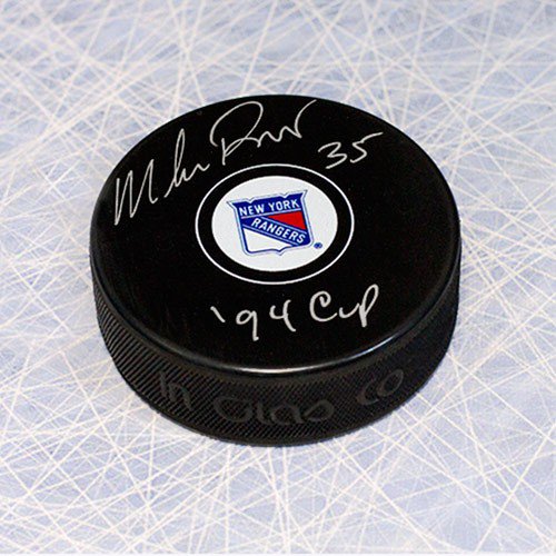 New York Rangers Autographed Pucks | Signed Rangers Pucks