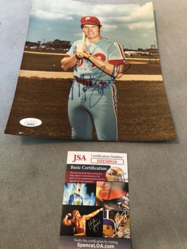 Mike Schmidt Autographed Memorabilia | Signed Photo, Jersey ...