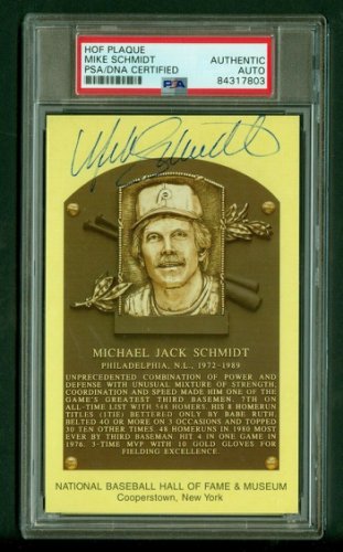 Mike Schmidt Autographed Memorabilia | Signed Photo, Jersey ...