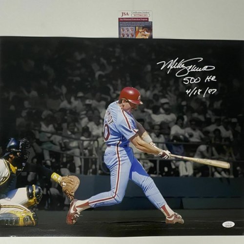 Mike Schmidt Autographed Memorabilia | Signed Photo, Jersey ...