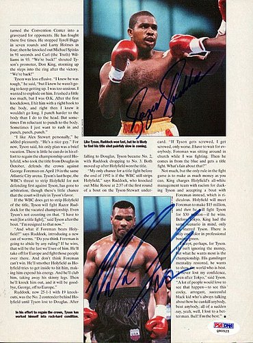 Mike Tyson Autographed Memorabilia | Signed Photo, Jersey, Collectibles ...