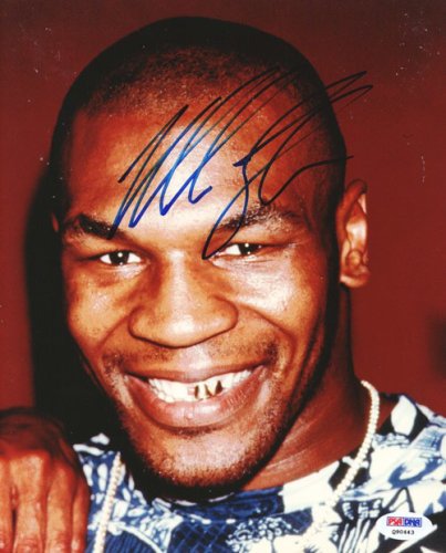 Mike Tyson Autographed Memorabilia | Signed Photo, Jersey, Collectibles ...
