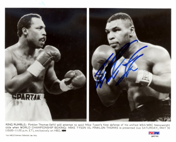 Mike Tyson Autographed Memorabilia | Signed Photo, Jersey, Collectibles ...