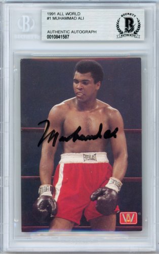 Muhammad Ali Autographed Memorabilia | Signed Photo, Jersey ...