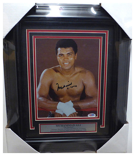 Muhammad Ali Autographed Memorabilia | Signed Photo, Jersey ...