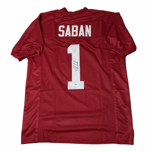Nick Saban | Autographed Football Memorabilia & NCAA Merchandise