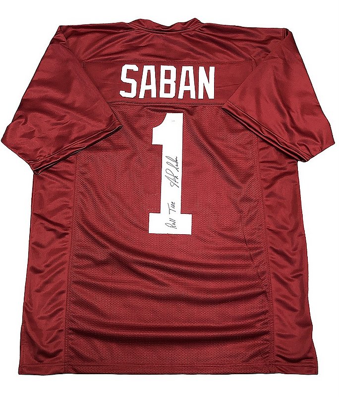 Nick Saban | Autographed Football Memorabilia & NCAA Merchandise
