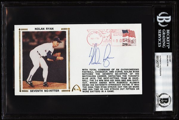 Nolan Ryan Autographed Memorabilia | Signed Photo, Jersey, Collectibles ...