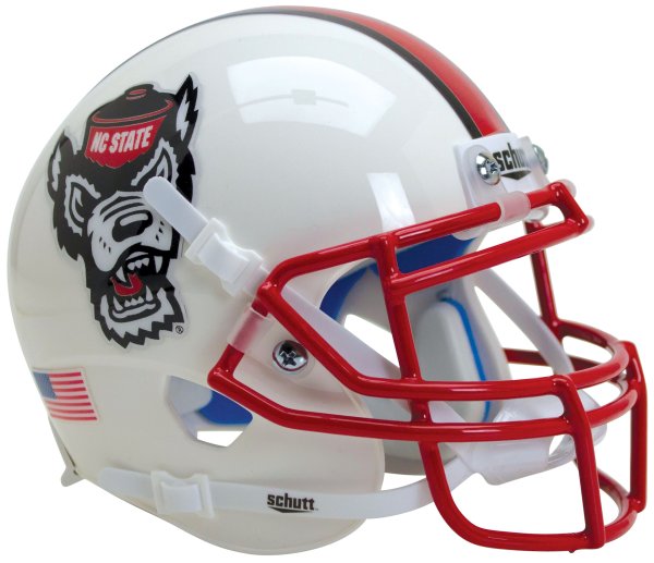North Carolina State Wolfpack Full XP Replica Football Helmet Schutt ...