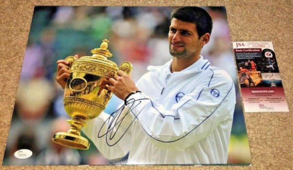 Novak Djokovic Autographed Memorabilia | Signed Photo, Jersey ...