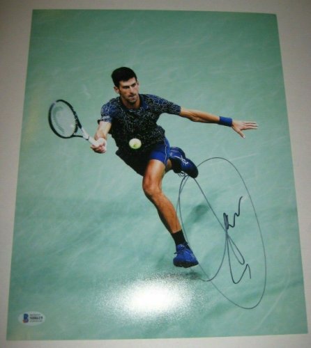 Novak Djokovic Autographed Memorabilia | Signed Photo, Jersey ...