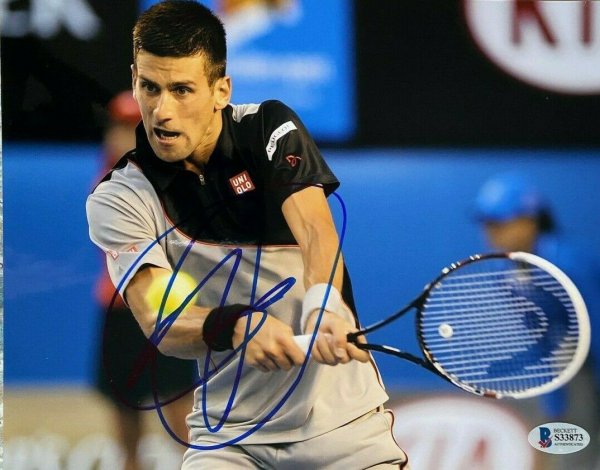Novak Djokovic Autographed Memorabilia | Signed Photo, Jersey ...