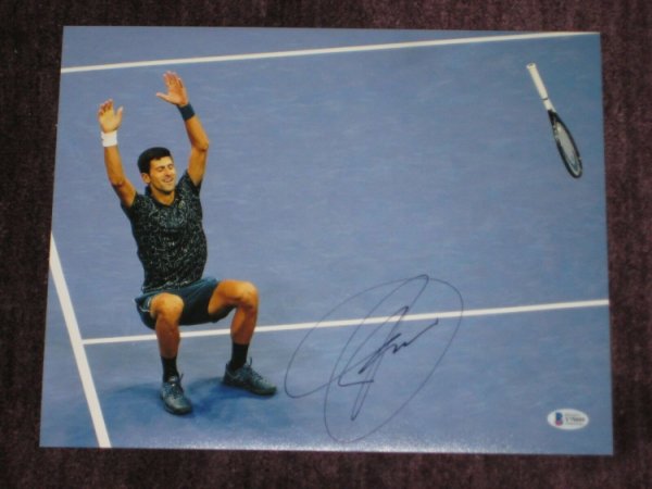 Novak Djokovic Autographed Memorabilia | Signed Photo, Jersey ...