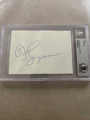 OJ Simpson Autographed Memorabilia | Signed Photo, Jersey, Collectibles ...