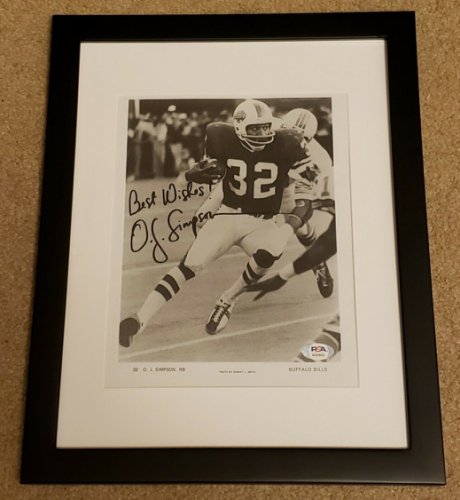 OJ Simpson Autographed Memorabilia | Signed Photo, Jersey, Collectibles ...
