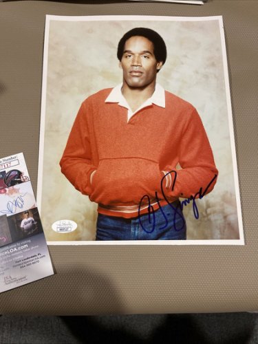 OJ Simpson Autographed Memorabilia | Signed Photo, Jersey, Collectibles ...