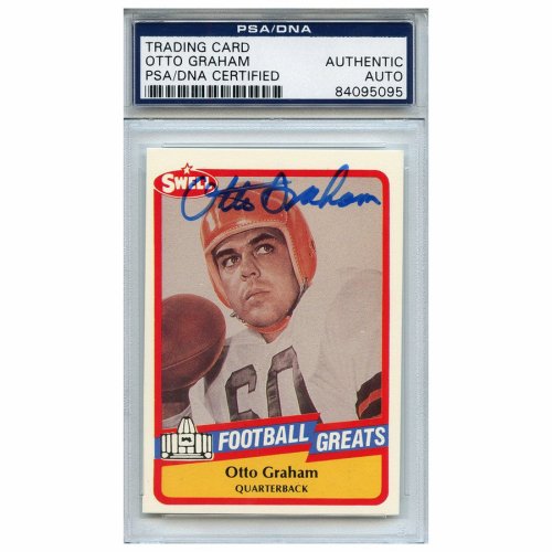 Otto Graham Autographed Memorabilia | Signed Photo, Jersey ...