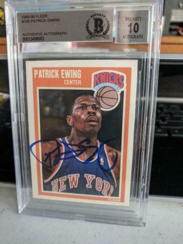 Patrick Ewing Autographed Memorabilia | Signed Photo, Jersey ...