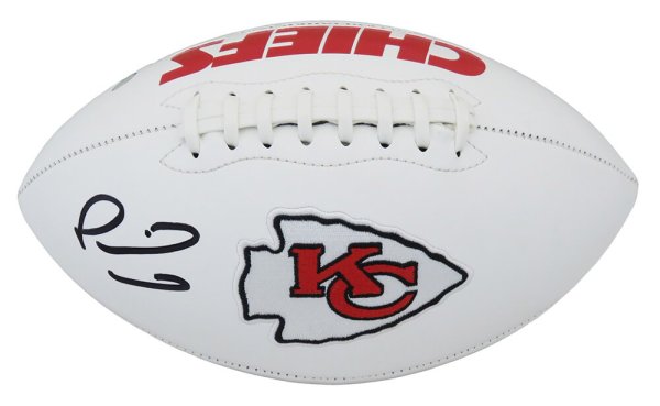 Patrick Mahomes Autographed Signed Kansas City Chiefs White Logo ...