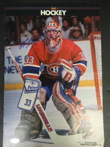 Patrick Roy Autographed Memorabilia | Signed Photo, Jersey ...