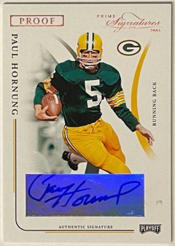 Paul Hornung Autographed Memorabilia | Signed Photo, Jersey ...