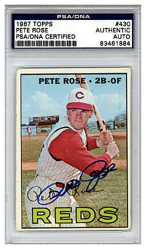 Pete Rose | Autographed Baseball Memorabilia & MLB Merchandise