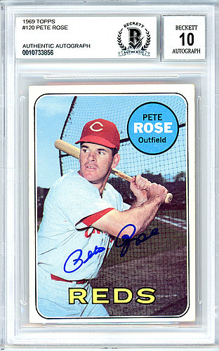Pete Rose | Autographed Baseball Memorabilia & MLB Merchandise