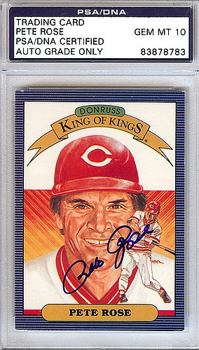Pete Rose | Autographed Baseball Memorabilia & MLB Merchandise
