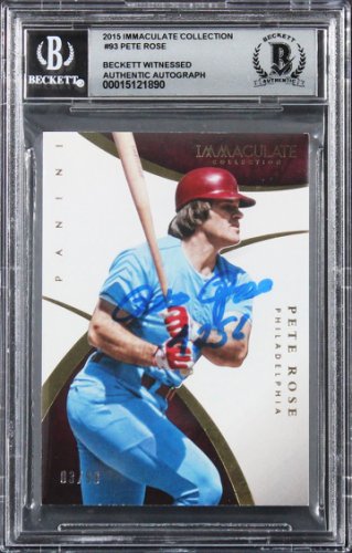 Pete Rose | Autographed Baseball Memorabilia & MLB Merchandise