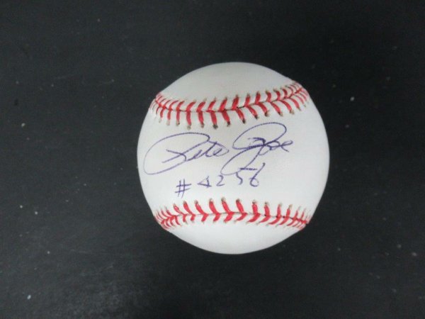 Pete Rose | Autographed Baseball Memorabilia & MLB Merchandise