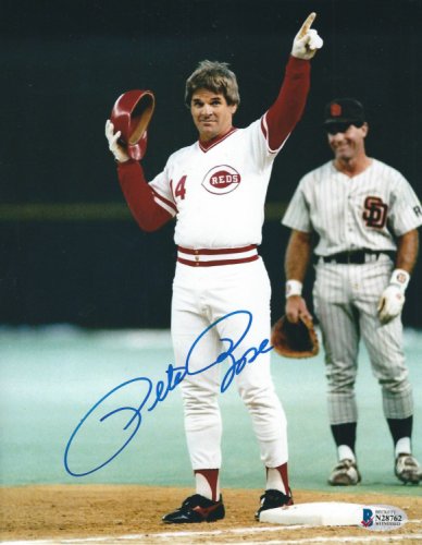 Pete Rose | Autographed Baseball Memorabilia & MLB Merchandise