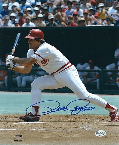 Pete Rose | Autographed Baseball Memorabilia & MLB Merchandise