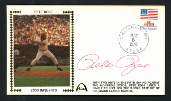 Pete Rose | Autographed Baseball Memorabilia & MLB Merchandise