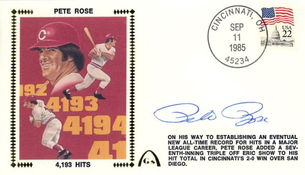 Pete Rose | Autographed Baseball Memorabilia & MLB Merchandise