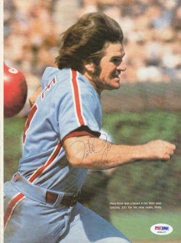 Pete Rose | Autographed Baseball Memorabilia & MLB Merchandise