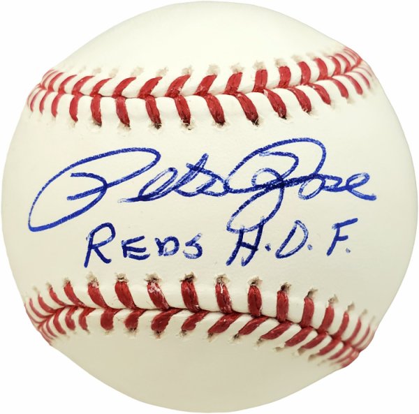 Pete Rose | Autographed Baseball Memorabilia & MLB Merchandise