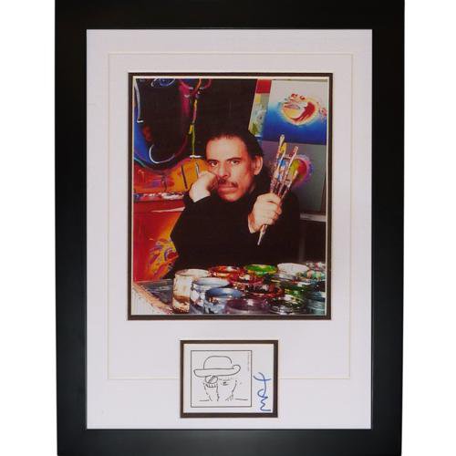 Peter Max Autographed Signed Artist Signature Series Frame