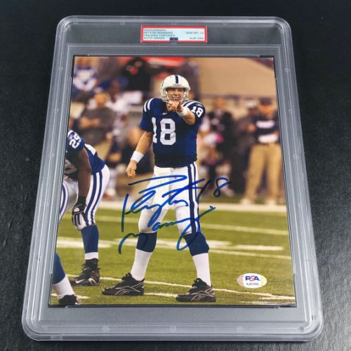 Peyton Manning | Autographed Football Memorabilia & NFL Merchandise
