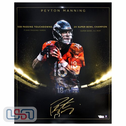 Peyton Manning | Autographed Football Memorabilia & NFL Merchandise