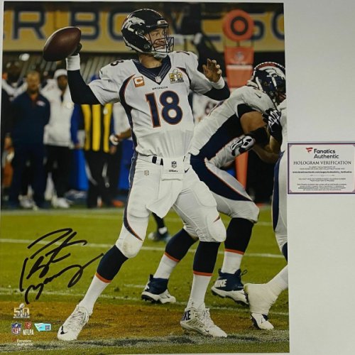Peyton Manning | Autographed Football Memorabilia & NFL Merchandise