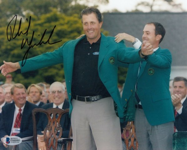 Phil Mickelson Golf Memorabilia & Signed Golf Collectibles