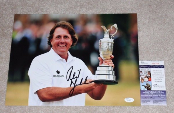 Phil Mickelson Golf Memorabilia & Signed Golf Collectibles