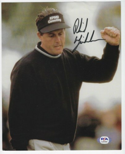 Phil Mickelson Golf Memorabilia & Signed Golf Collectibles