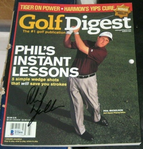 Phil Mickelson Golf Memorabilia & Signed Golf Collectibles
