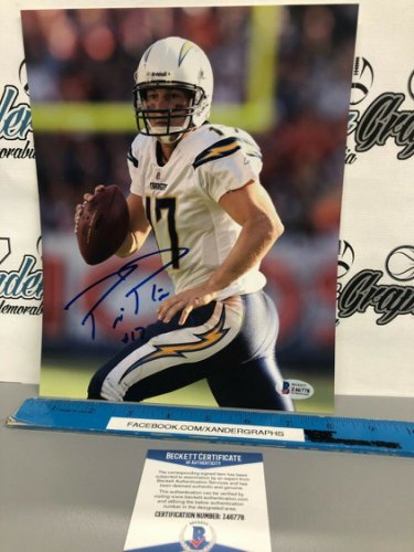 Philip Rivers Autographed Memorabilia | Signed Photo, Jersey ...