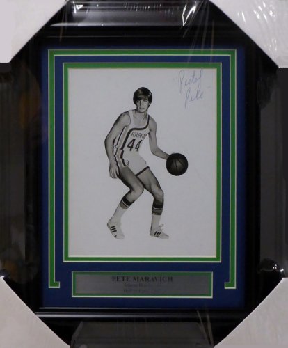Pete Maravich Autographed Memorabilia | Signed Photo, Jersey ...