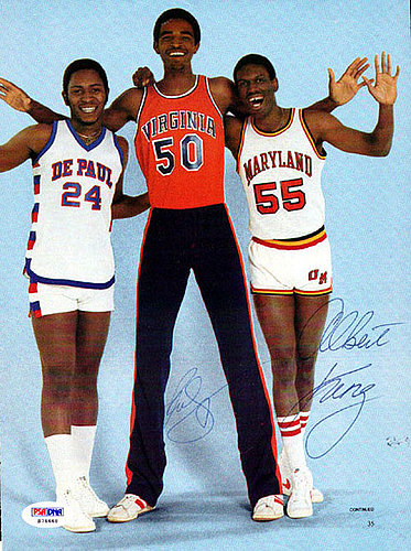 Ralph Sampson and Albert King Autographed Signed Magazine Page Photo ...