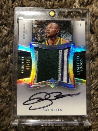 Ray Allen Autographed Memorabilia | Signed Photo, Jersey, Collectibles ...