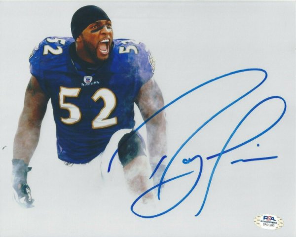 Ray Lewis | Autographed Football Memorabilia & NFL Merchandise