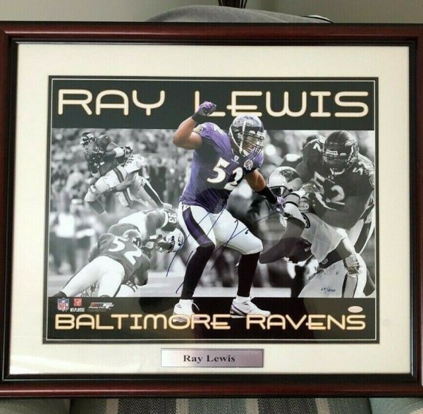 Ray Lewis | Autographed Football Memorabilia & NFL Merchandise